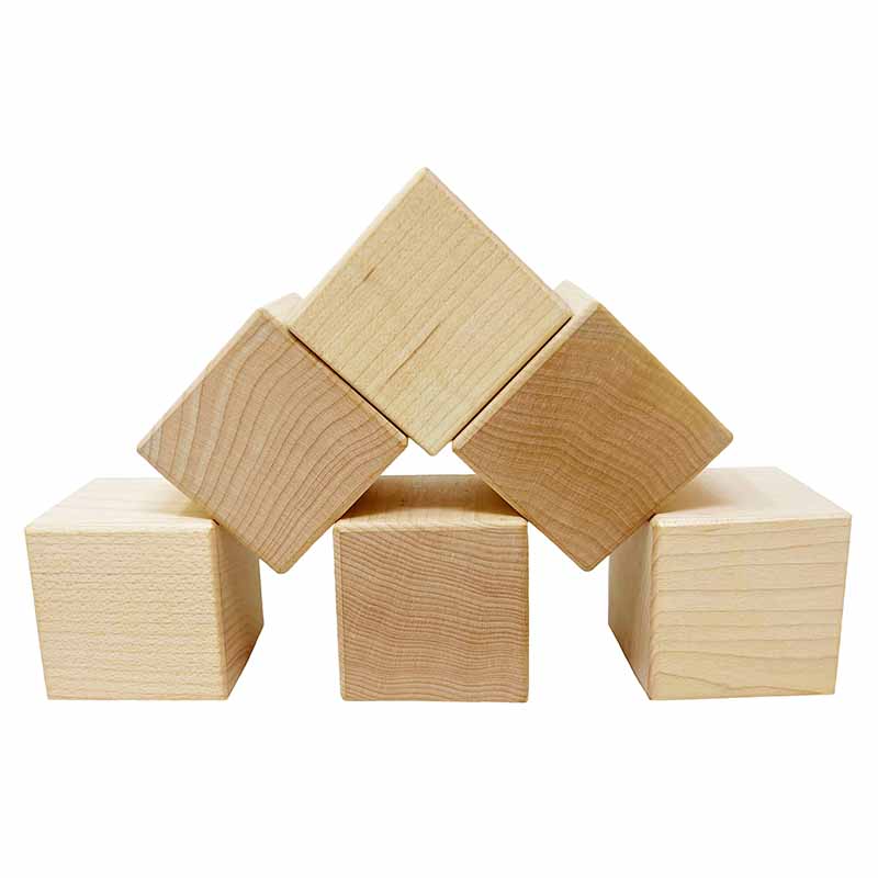Eco-friendly Large Wooden Building Blocks - Totfi